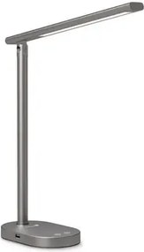 CONNECT IT SHINE šedá / Stolní LED lampička / 400 lm / 3 barevné teplo