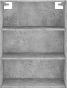 Skříň highboard betonově šedá 69,5x34x180 cm kompozitní dřevo 3189481