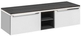 Koupelnová skříňka s deskou LEONARDO White D150/1 | 150 cm