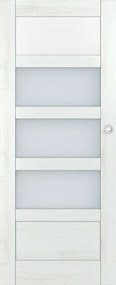 posuvné interiérové dveře do pouzdra BRAGA model B Průchozí rozměr: 70 x 197 cm, Orientace dveří: Levé dveře, Dekor: Dub Aljaška