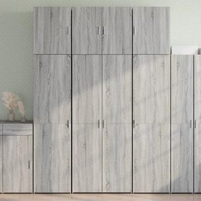 Skříň highboard šedá sonoma 80 x 42,5 x 249 cm kompozitní dřevo 3281369