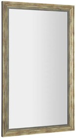 Sapho, DEGAS zrcadlo v dřevěném rámu 716x1216mm, černá/starobronz, NL732