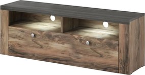 Tv stolek LOMAR 41 satin ořech / touchwood