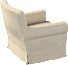 Potah na křeslo IKEA Ektorp Jennylund barva béžová látka pletený vzor
