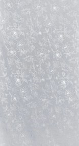 ZÁCLONA NA KROUŽCÍCH BELLE 140X250 CM VZOROVANÁ