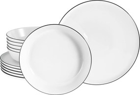 XXXLutz JÍDELNÍ SOUPRAVA Chef Collection Black Line 12dílné Creatable - Online Only nádobí - 007768054302