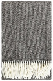Vlněná deka Arvo 130x180, hnědá / Finnsheep