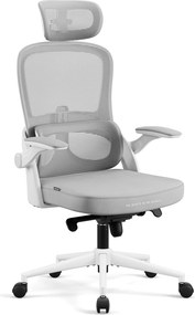 Ergonomická kancelářská židle světle šedá Normal Size: Diablo V-Light