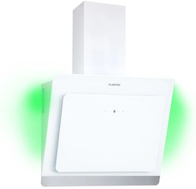 Klarstein Aurora Eco 90, digestoř, 90 cm, nástěnná, 550 m³/h, A+, dotykové ovládání, bílá