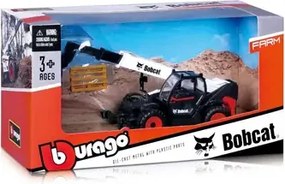 Bburago Construction Bobcat Teleskopický manipulátor s paletovými vidl