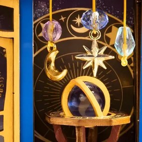 RoboTime 3D dřevěná skládačka Miniatura domečku Kouzelný astronomický
