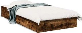 Rám postele se zásuvkami kouřový dub 100 x 200 cm kompozit 3280675