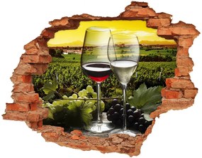 Wallmuralia Samolepící nálepka Víno a hrozny 90x70 cm