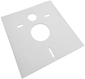 Laveo Laveo, univerzální zvukově izolační podložka pro závěsné WC a bidet, bílá, LAV-AMT_610T