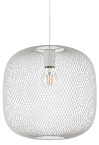 Ideal Lux Designové závěsné svítidlo NET ⌀34cm Barva: Bílá