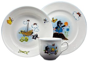 Dětská porcelánová sada Krtek a kalhoty, THUN 1794, 3 ks