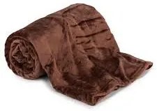 BO-MA  Deka ANETA, mikrovlákno, hnědá čokoládová|Chocolate Brown, 15x200cm