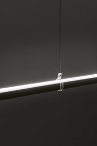 Linea Light 8204 Straight_P1, černé subtilní svítidlo nad stůl, 11W LED 2700K, délka 102cm
