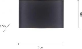 PN 9487-13 CARLO LED nástěnná lampa, 4 bodové, antracit, venkovní i vnitřní, dekorativní 3000K - PAUL NEUHAUS
