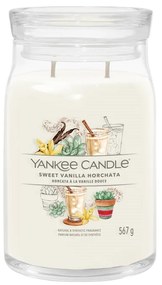 Yankee Candle Signature svíčka velká Sweet Vanilla Horchata, 567g