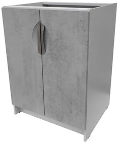 Kuchyně Macháček kuchyňská skříňka spodní 60 cm barva beton korpus šedý