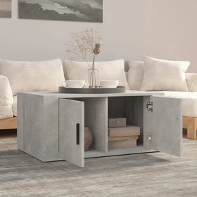 Konferenční stolek betonově šedý 80x50x36 cm kompozitní dřevo - Default Title