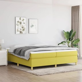 Rám postele zelená 200x200 cm textil - Default Title