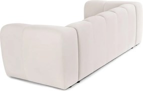 Krémová sametová pohovka 225 cm Cube - II. jakost – Bonami Selection