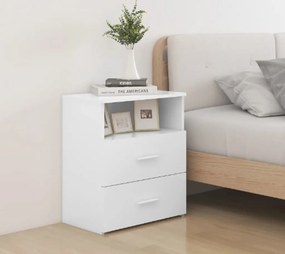 vidaXL Noční stolek 50 x 32 x 60 cm [803280] Barva: Bílá