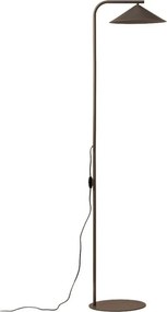 Hnědá kovová stojací lampa (výška 160 cm) Nocte – Micadoni