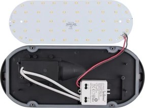 LED svítidlo McLED Rhona 10W 3000K IP65 šedá ML-513.054.81.0
