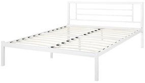 Manželská postel 140 cm Cush (bílá) (s roštem). 1078520
