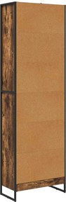 Knihovna 60 x 30 x 189,5 cm Kompozitní dřevo Kouřový dub 3403000
