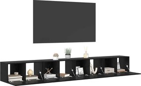 Sestava TV skříněk 4 ks Černý dub Kompozitní dřevo 3393571