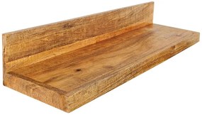 Designová nástěnná police Elegant 80 cm mango