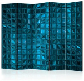 Paraván - Azure Mosaic II [Room Dividers]