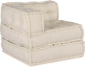 Modulová pohovka Textil Krémová 210 x 70 x 56 cm 3315062