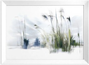 Tištěný obraz s rámem 56x75 cm Blue Grasses – Styler
