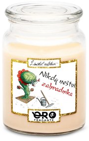 Svíčka Nikdy neštvi zahradníka (Vůně svíčky: Vanilka)