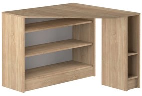 Pracovní stůl s deskou v dubovém dekoru 94x94 cm Plan – TemaHome