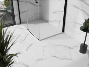 Mexen Stone+ kompozitní obdélníkový sprchový kout 140 x 70 cm, bílý - 44107014