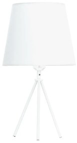 ACA DECOR Stolní lampa MILOS max. 60W/E27/230V/IP20, bílá