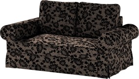 Potah na pohovku IKEA Backabro 2-místná, rozkládací barva hnědá látka pletený vzor, vzorované