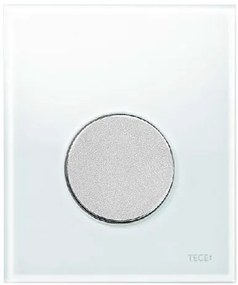 Tece TECEloop - Ovládání splachování pisoáru, bílé sklo/matný chrom 9242659