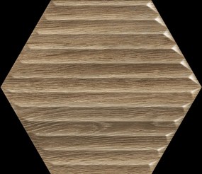 Ceramika Paradyz Obklad Woodskin Wood Heksagon Struktura B 19,8x17,1 - 157746