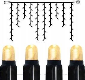 Profesionální Led záclona Sople 2 m x 1 m bílá teplá 230 V