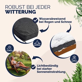 Detex Antracitový polstr na lehátko 173×43×6 cm – Detex®