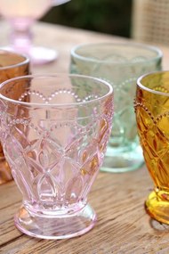 Set 6ks barevných skleniček na vodu Saint-Émilion - Ø 8*10 cm / 200ml