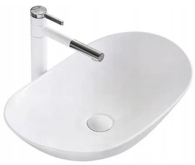 REA-U0441 - Umyvadlo na desku ROYAL 35,5x61,5 cm keramika/lesklá bílá REA-U0441