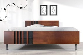 Buková postel Kelly - zvýšená   ,  140x200 cm